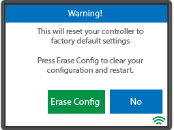 Performing a Reboot or Factory Default at Controller – Hydrawise